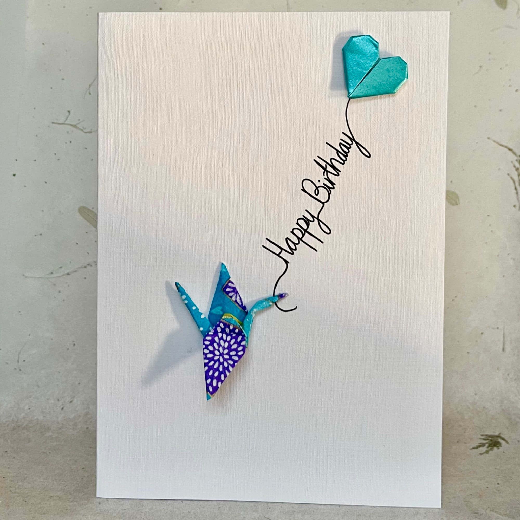 Origami Birthday Card How To Make An Origami Birthday Card: Origami