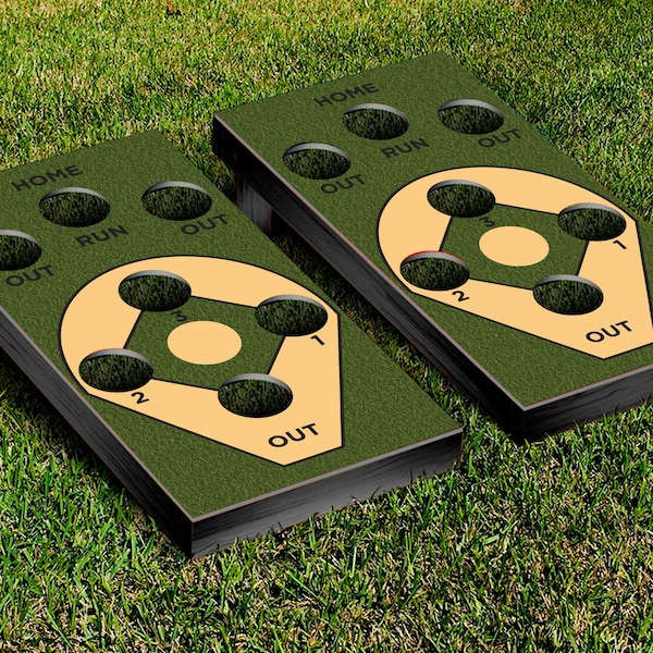 Baseball Cornhole - Etsy