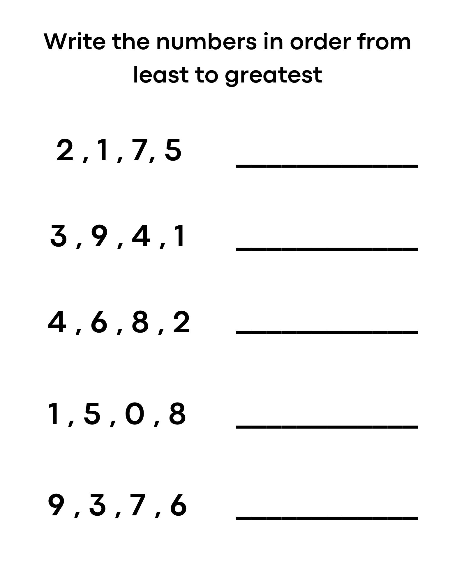 Kindergarten Counting Worksheet , Critical Thinking Skills Work Sheet ...