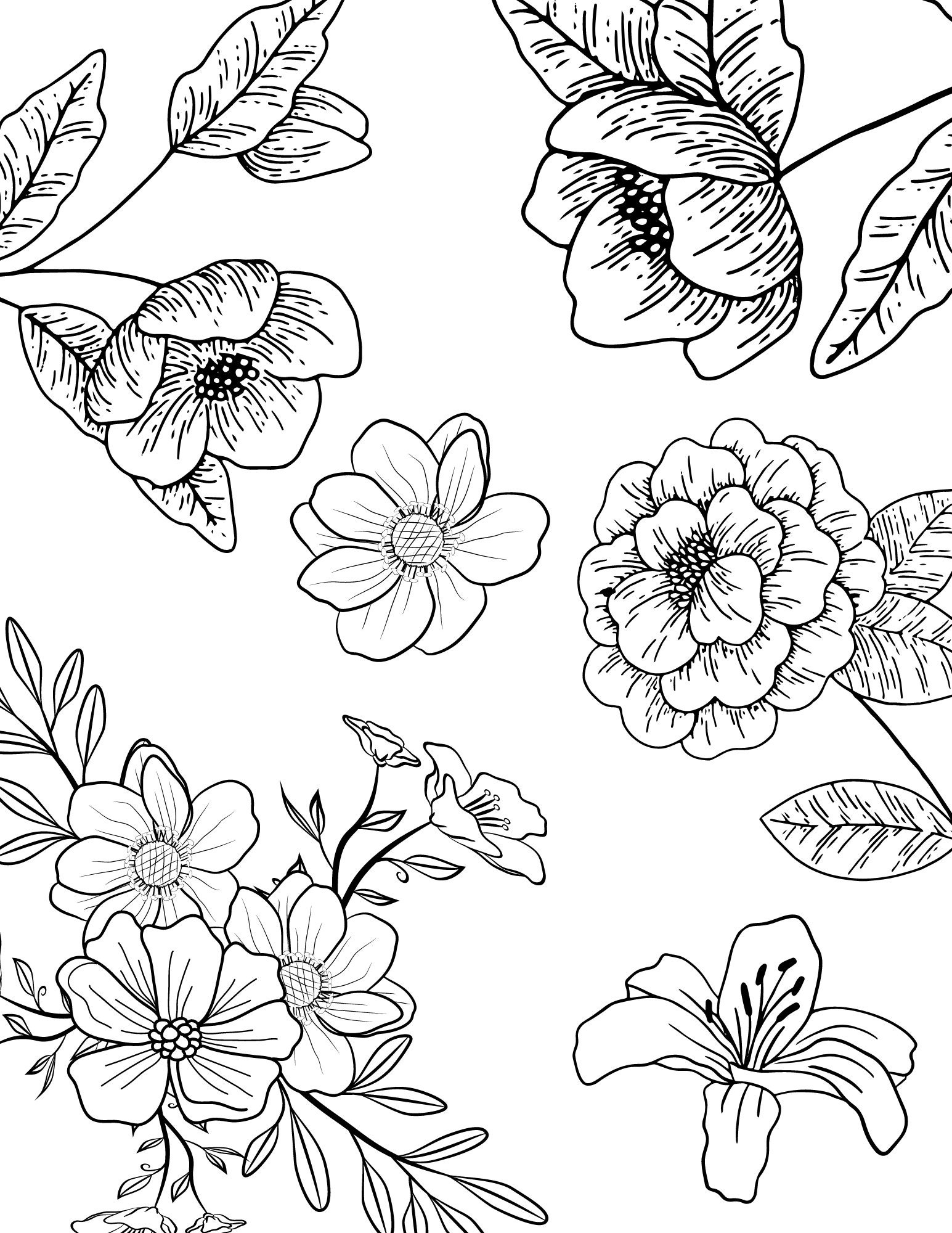 Páginas fáciles para colorear para niños Páginas simples para - Etsy México