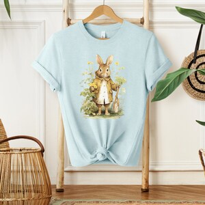 Vintage Rabbit Tshirt, Cottagecore Shirt, Cute Rabbit T Shirt ...