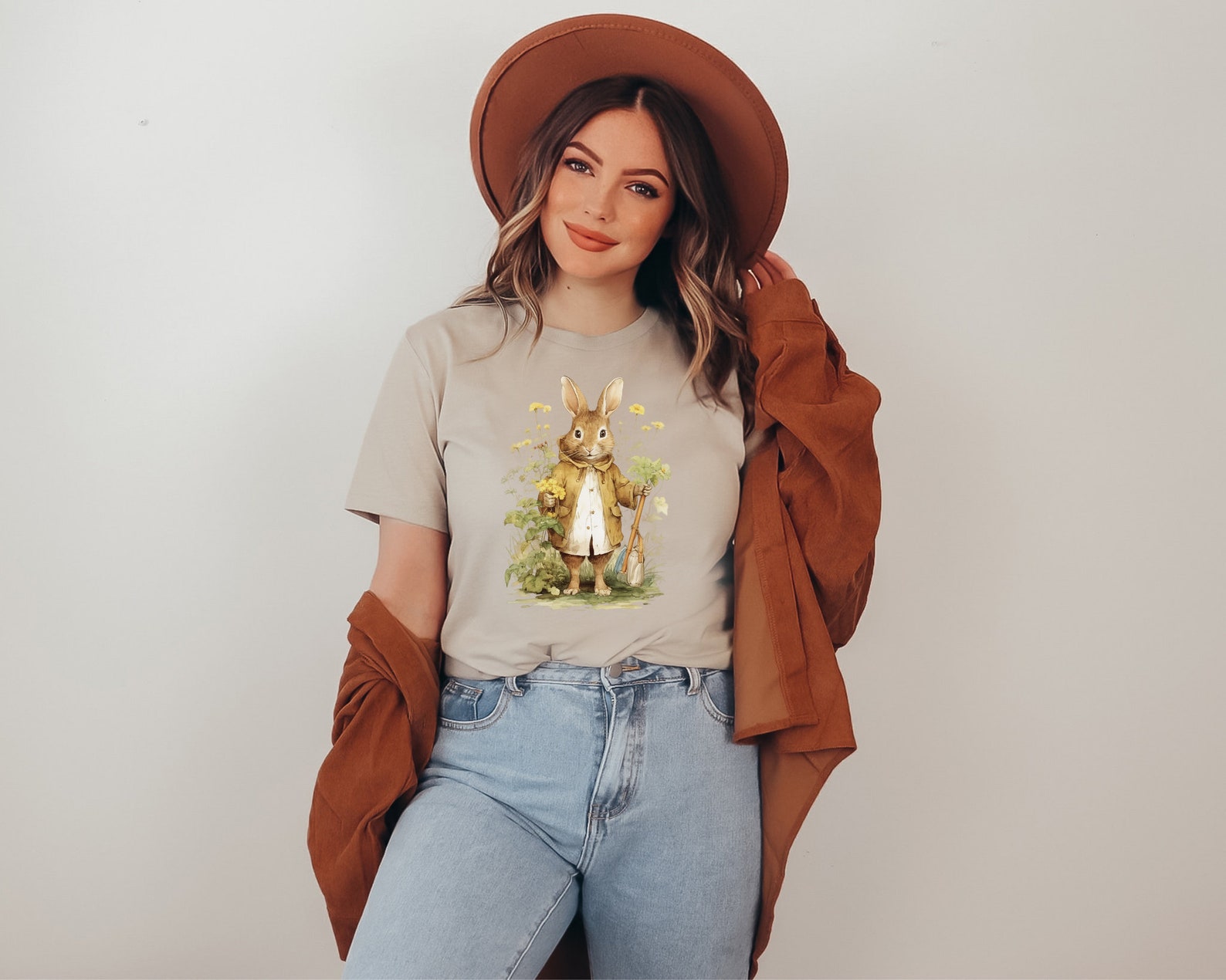 Vintage Rabbit Tshirt Cottagecore Shirt Cute Rabbit T Shirt - Etsy