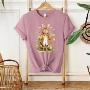 Vintage Rabbit Tshirt, Cottagecore Shirt, Cute Rabbit T Shirt ...