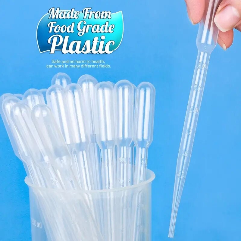 Various Graduated Droppers Disposable Plastic Transfer Pipettes Ideal ...