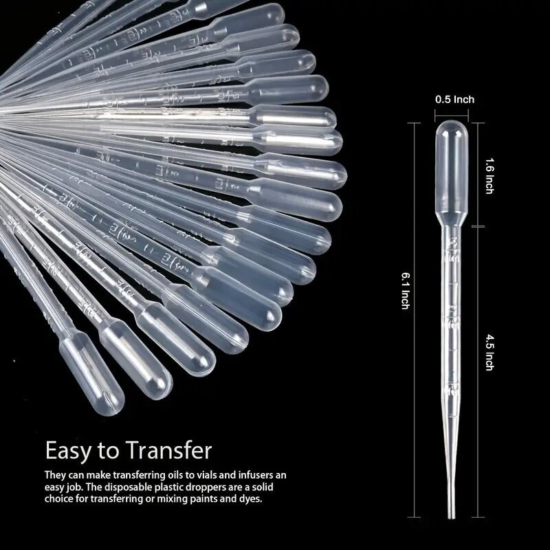 Various Graduated Droppers Disposable Plastic Transfer Pipettes Ideal ...