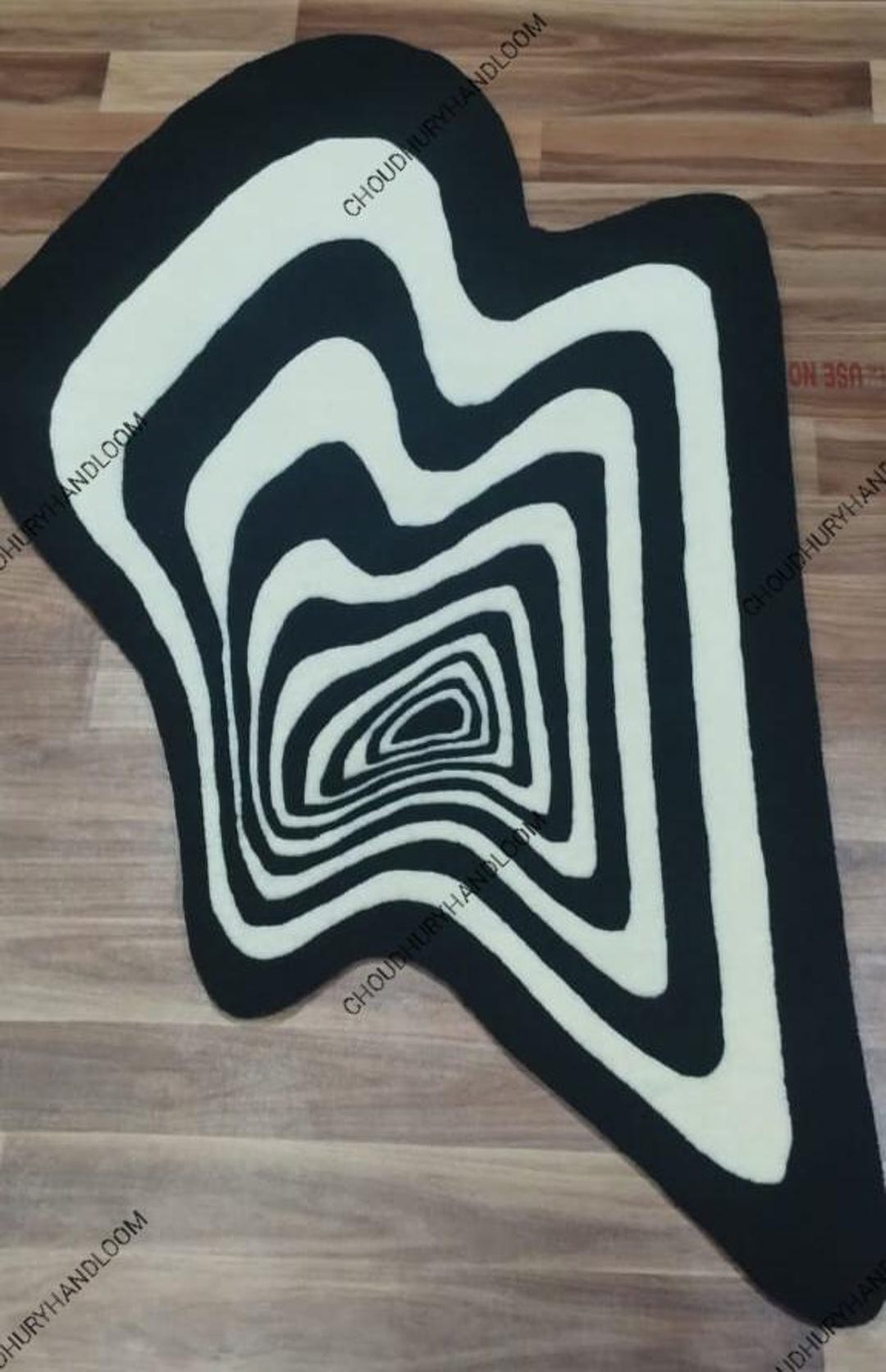 Illusion Melting Hand-tufted Area Rug 100% Woolen Custom Modern Carpet ...
