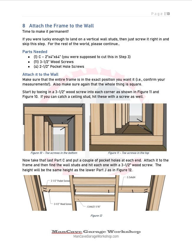 Fireplace Pop Out Wall DIY Project Plans (Instant Download) - Etsy