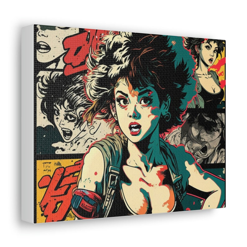 Pop Art, Japanese Style Pop Art, Japanese Wall Art, Tokyo City Pop ...
