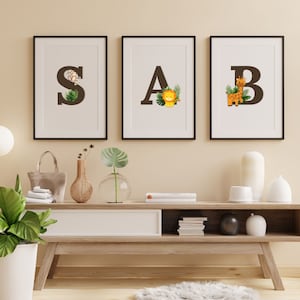 Safari Alphabet PNG Safari Animal Numbers SVG Cute Animal Letters ...