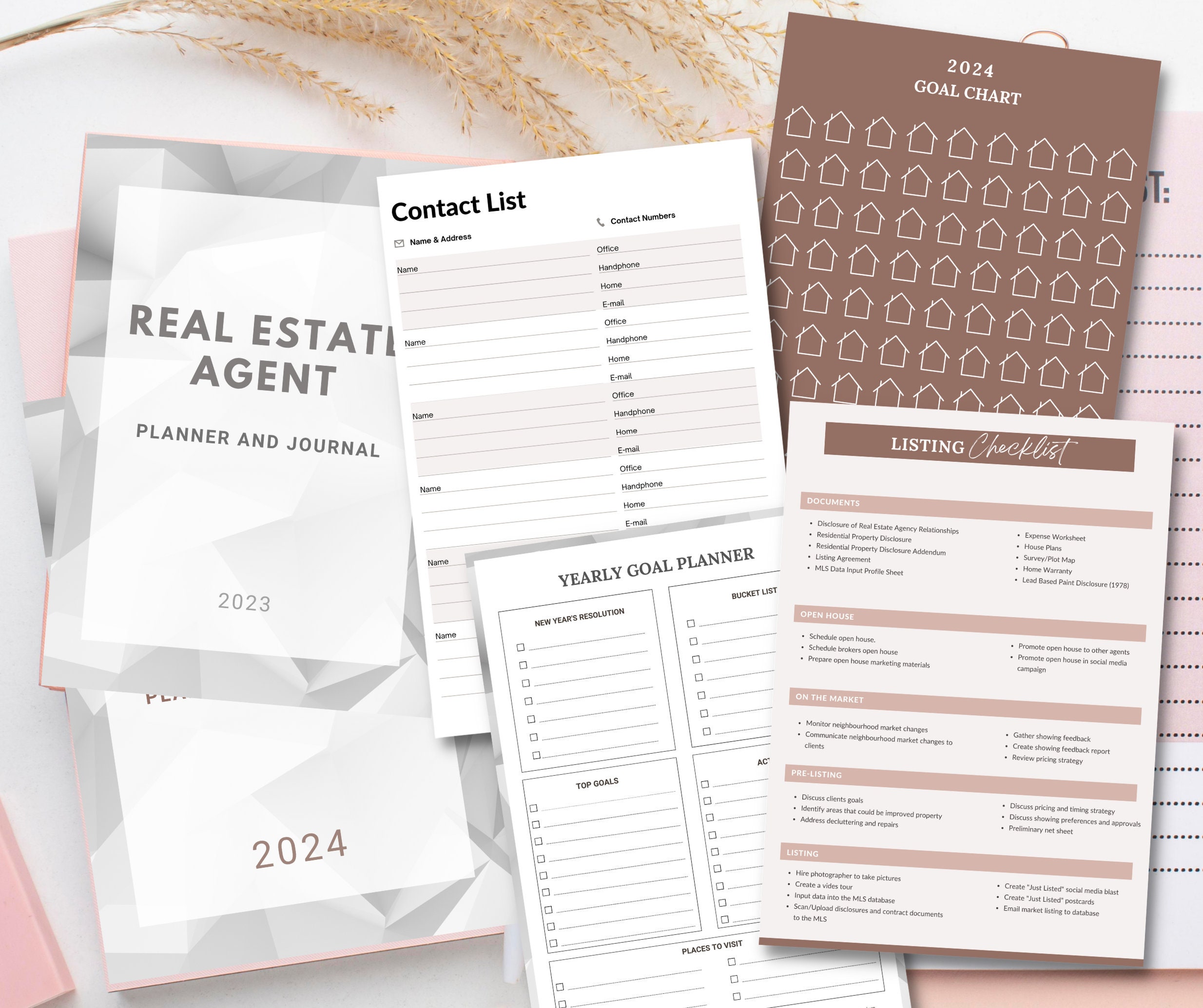 Real Estate Agent Planner Template Real Estate Ultimate Planner ...