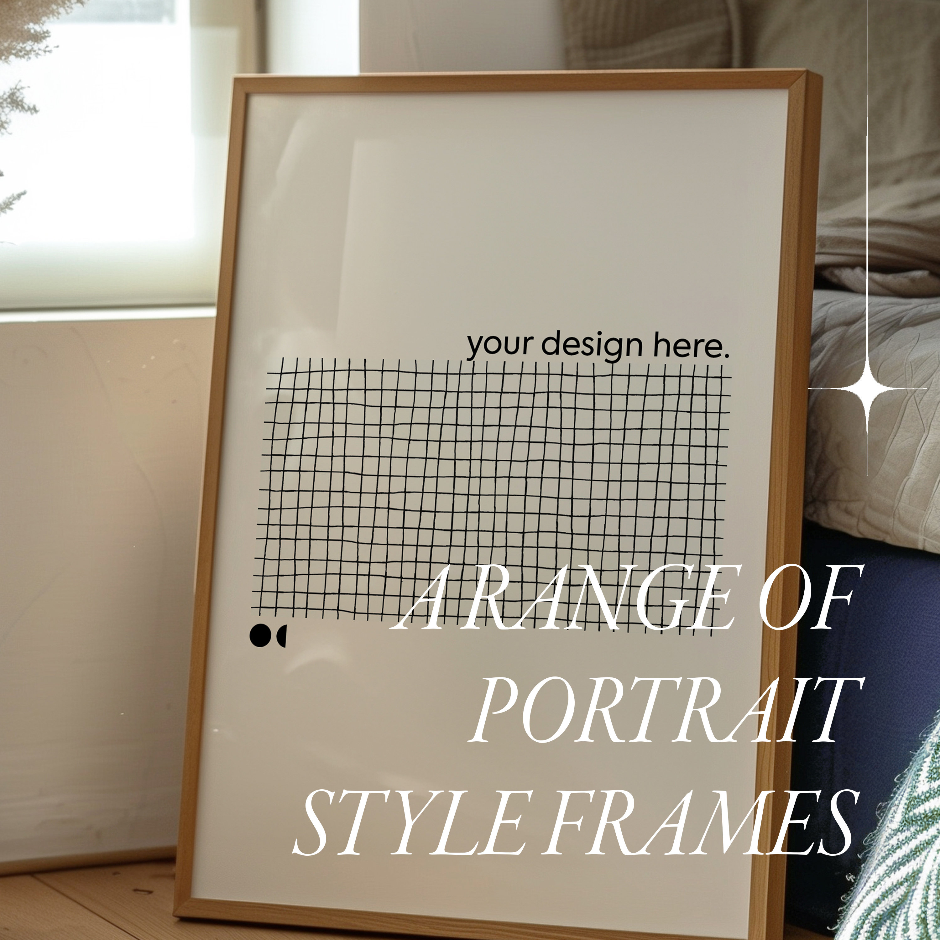 The Ultimate Retro Frame Mockup Pack Vintage Art, Mid Century Modern ...