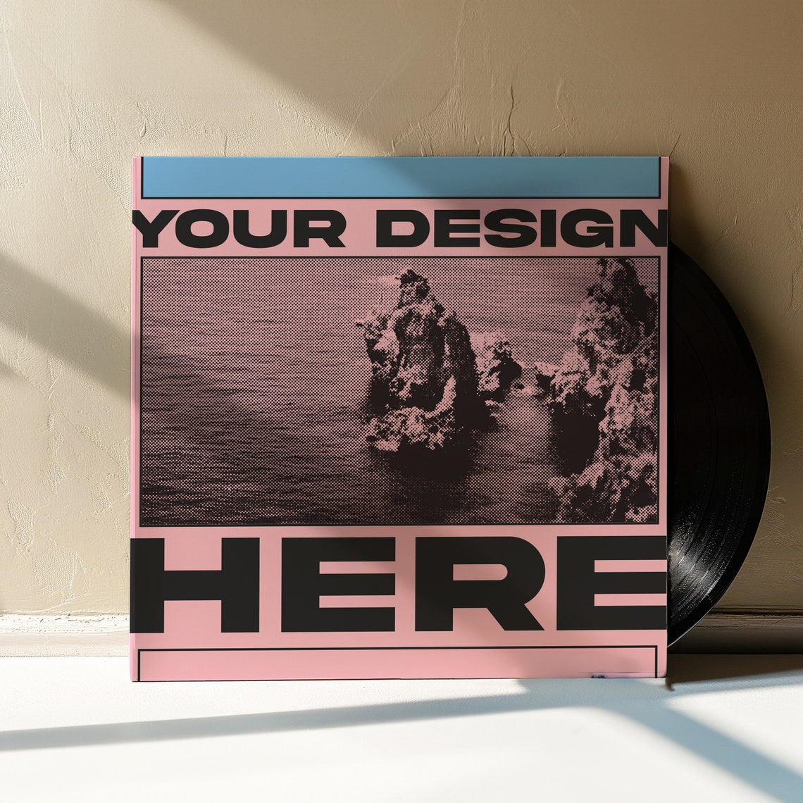 Vinyl Sleeve Mockup Pack | 15 Photoshop Templates, Modern Urban Mid ...