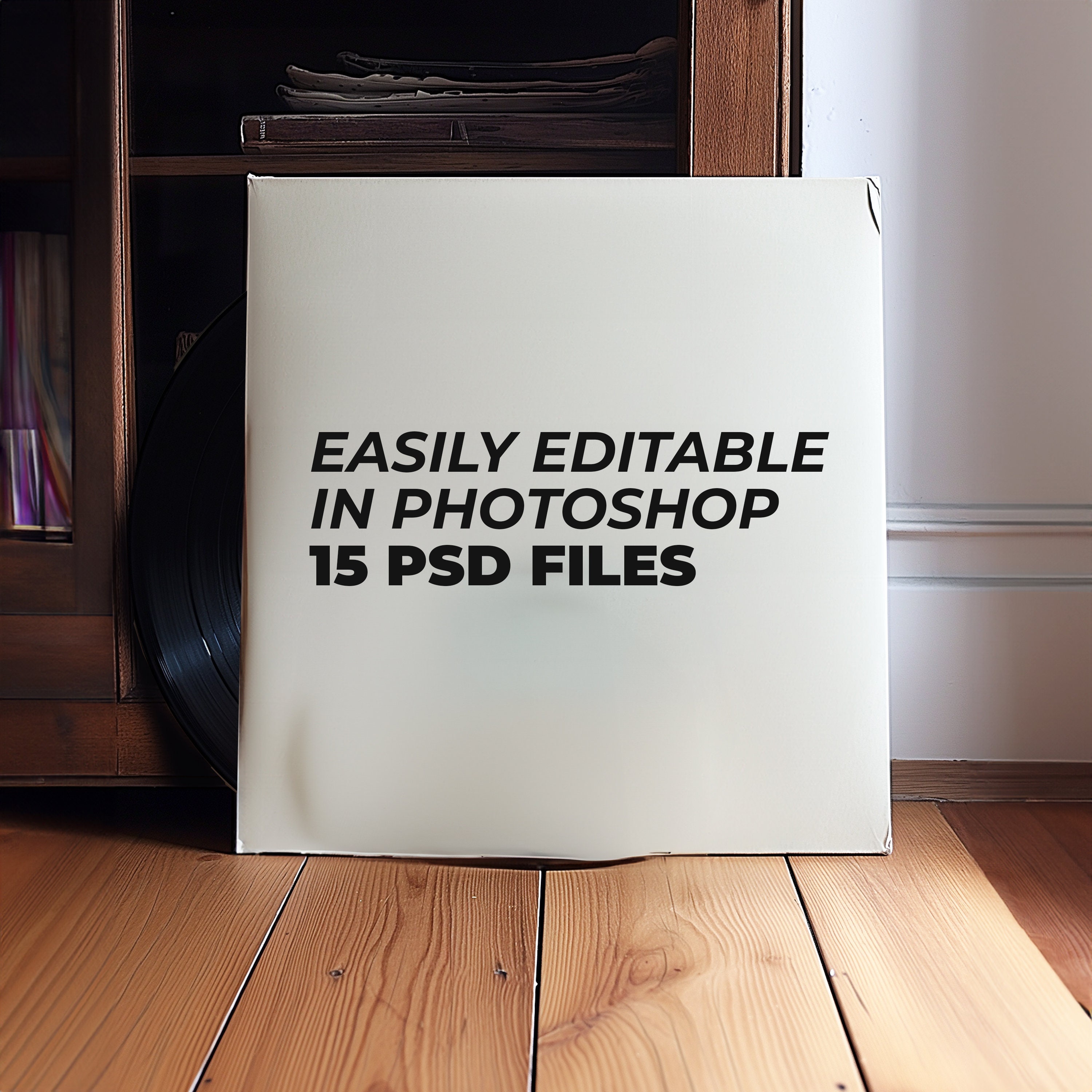 Vinyl Sleeve Mockup Pack | 15 Photoshop Templates, Modern Urban Mid ...