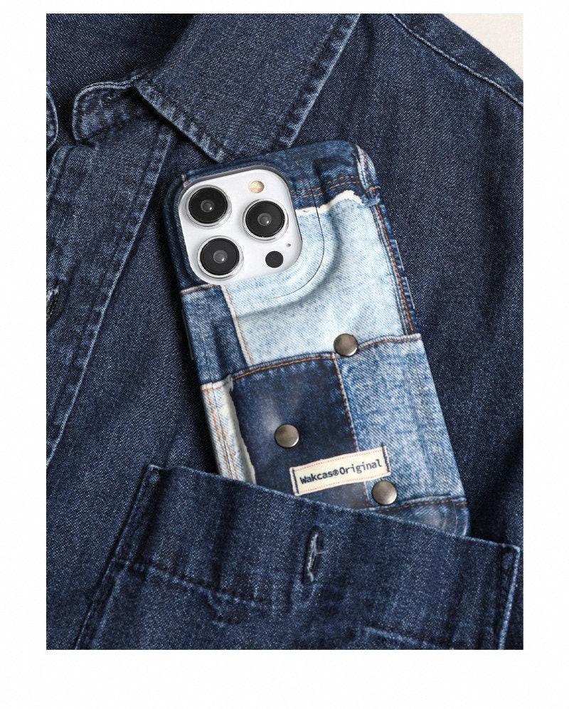 Handmade Cowboy Patchwork Traditional Fabric,personalized Denim Print ...