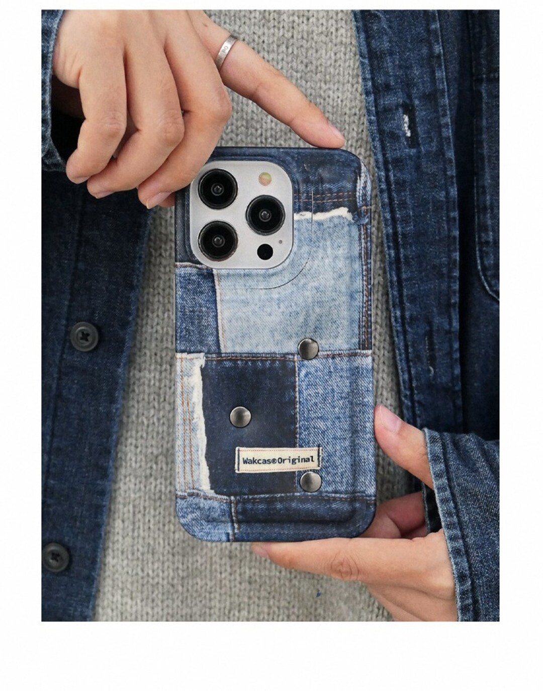 Handmade Cowboy Patchwork Traditional Fabric,personalized Denim Print ...