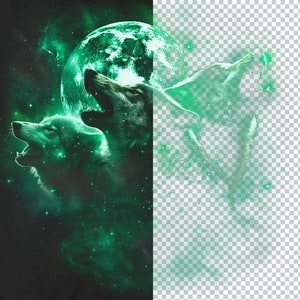 25 Star Wolves, PNG, Transparent Background, Printable, Clipart ...