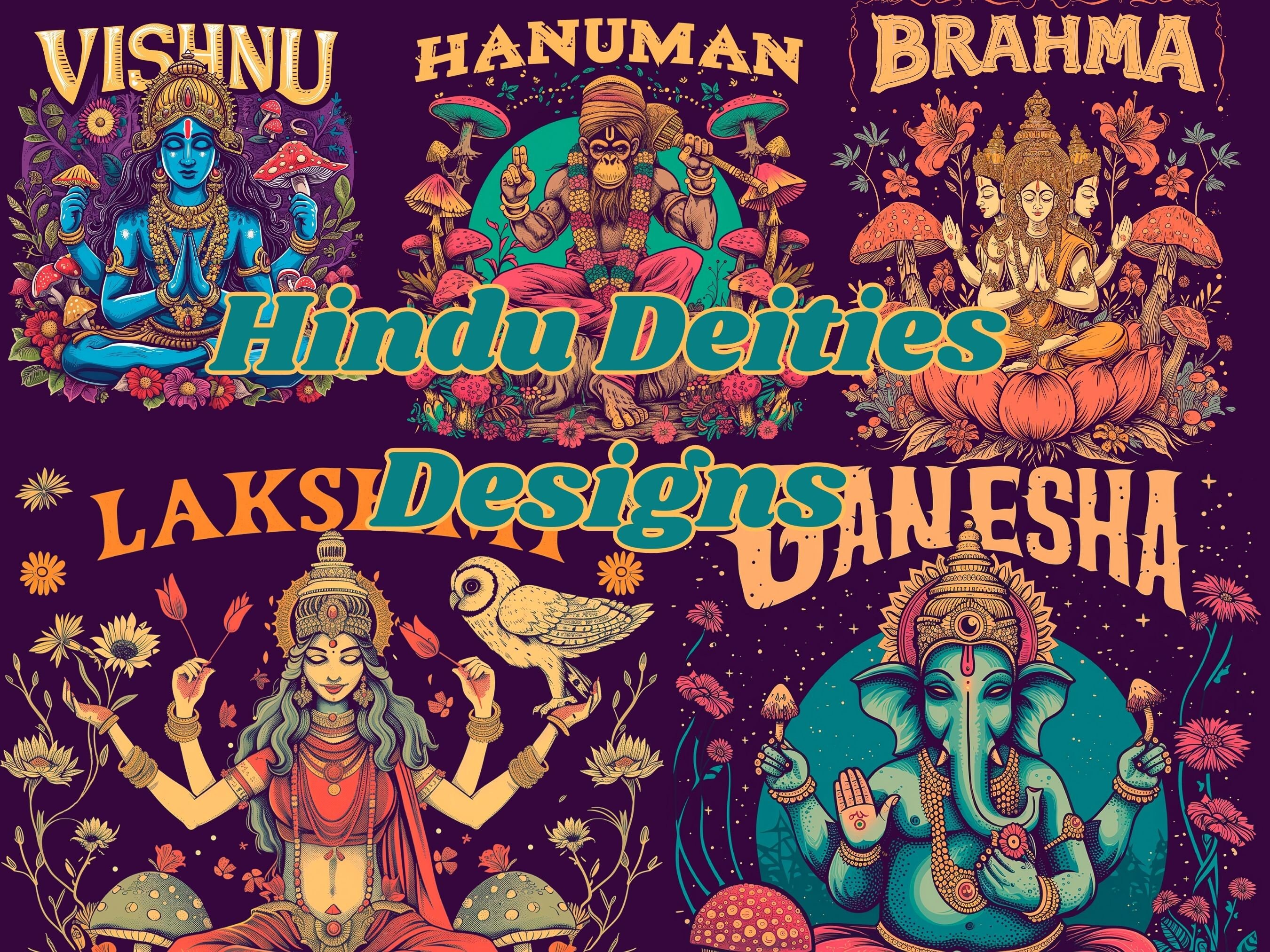 Hindu Deities 12 Png, Clipart, Digital Download, Tshirt, Free ...