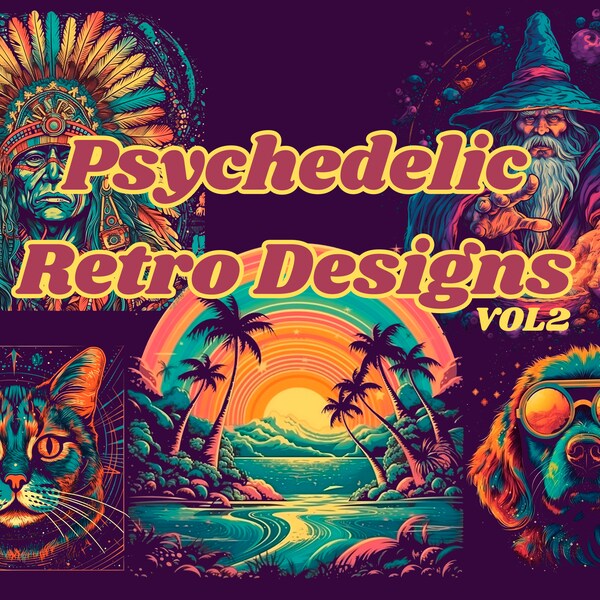 Psychedelic - Etsy