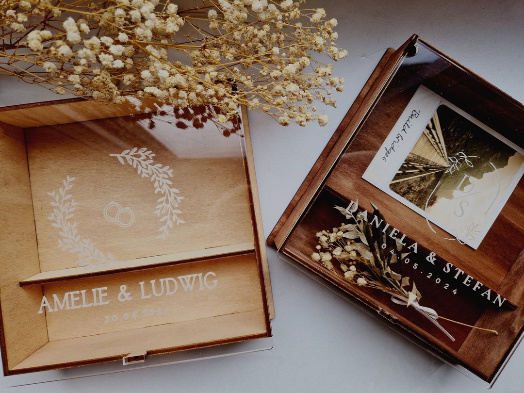 Personalized Photo Box, Wedding Gift, Memory Box, Wedding Gift, Cash ...