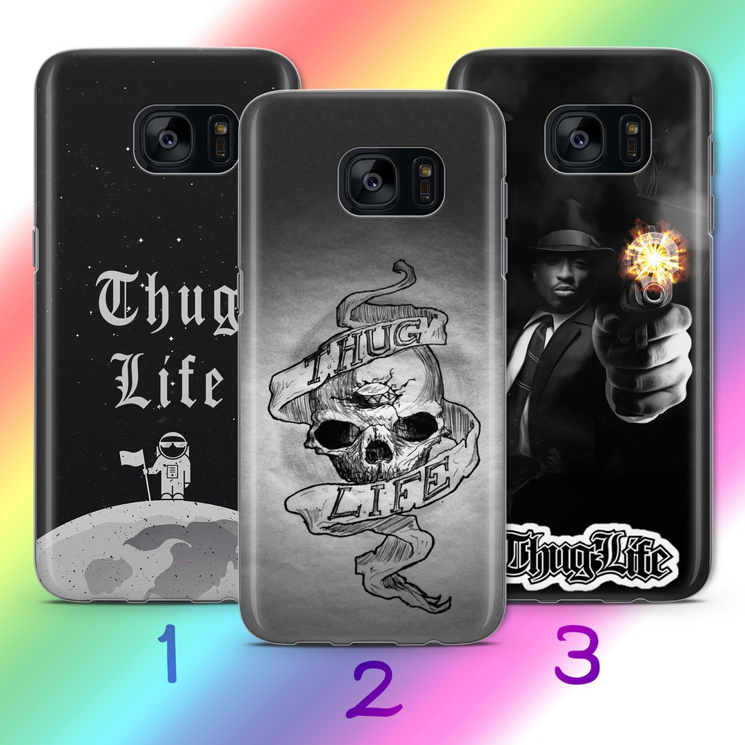 Thug Life 8 Phone Case Cover for Samsung Galaxy S5 S6 S7 S8 S9 Edge ...