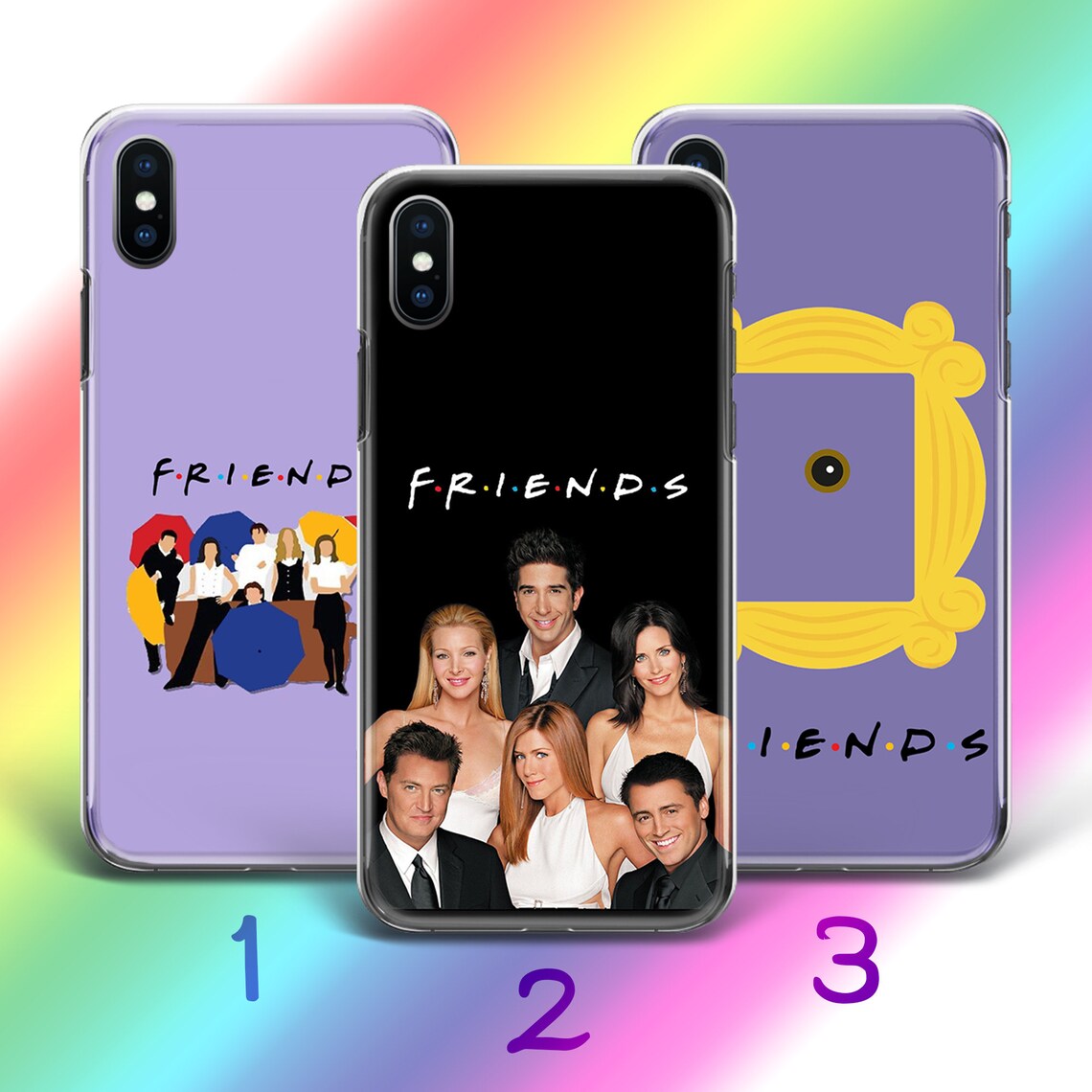 Friends 3 Phone Case Cover for Apple iPhone 5 SE 2020 2022 6 7 8 X Xs ...