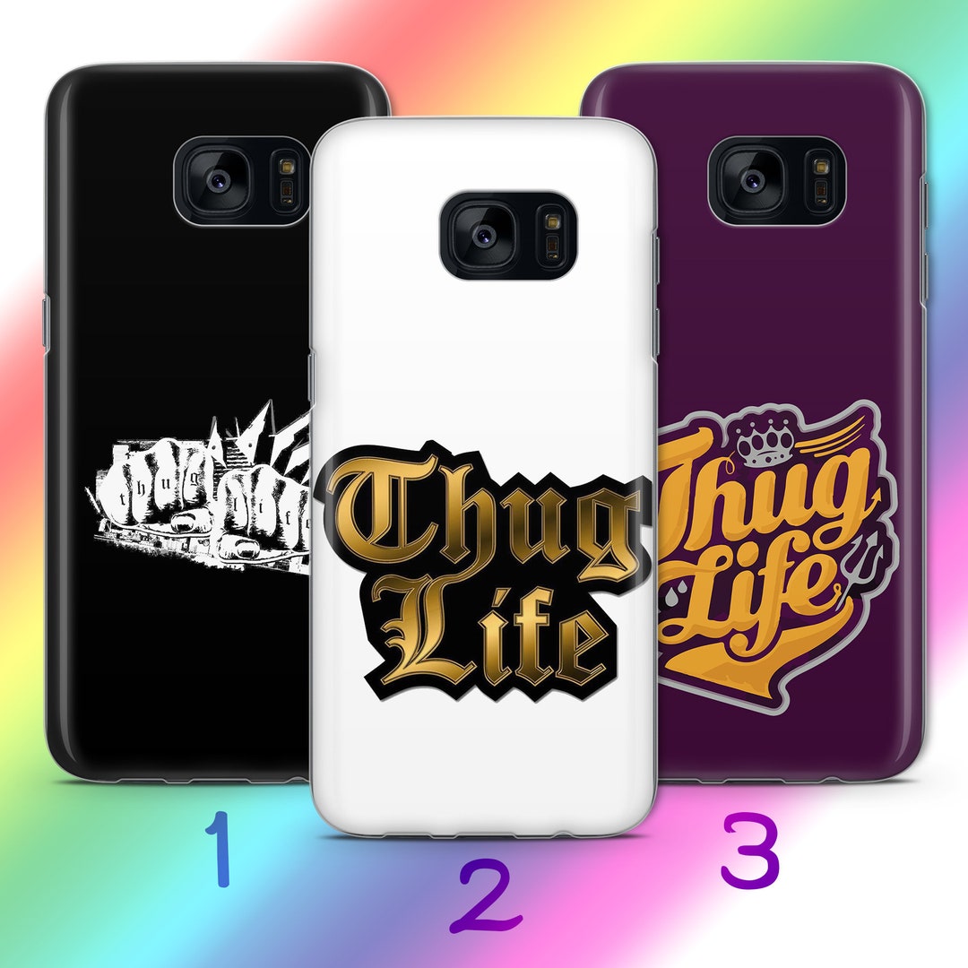 Thug Life 9 Phone Case Cover for Samsung Galaxy S5 S6 S7 S8 S9 Edge ...