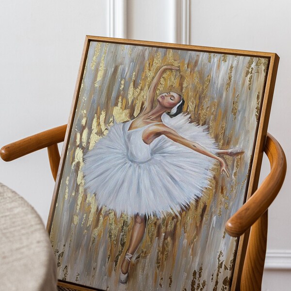 Gold Ballerina - Etsy