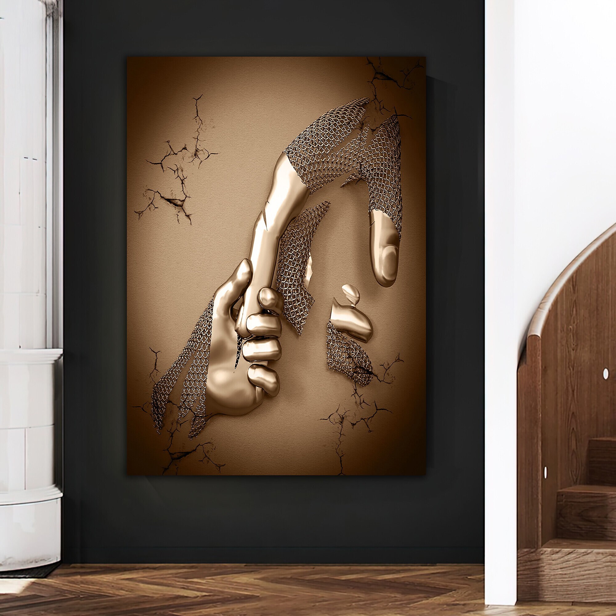 Small Hand Holding Big Hand Canvas Wall Art Canvas Canvas - Etsy