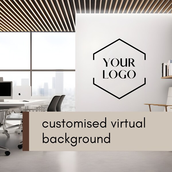 Zoom Virtual Background Logo - Etsy