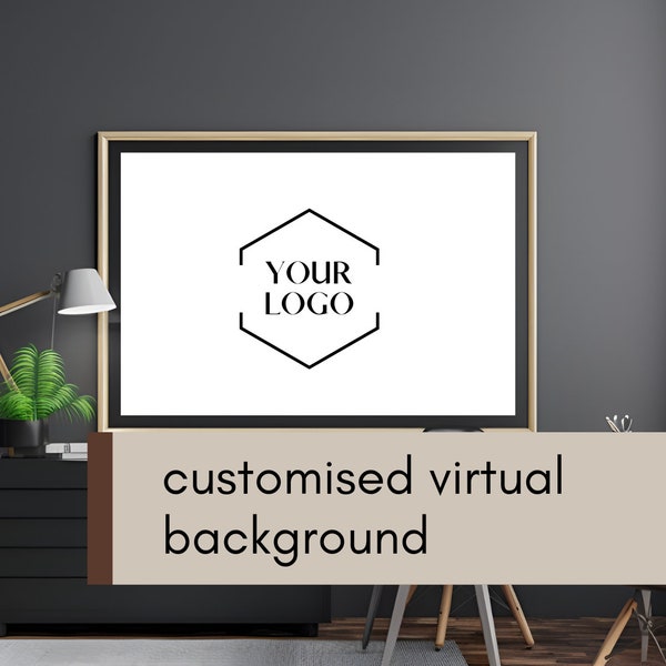 Zoom Virtual Background Logo - Etsy