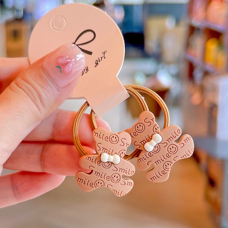 Elastic Smiley Teddy Bear - Etsy