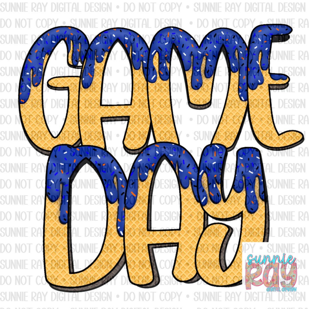 Game Day Drip PNG | Waffle Drip Sports Graphic | Game Day Shirt Design ...