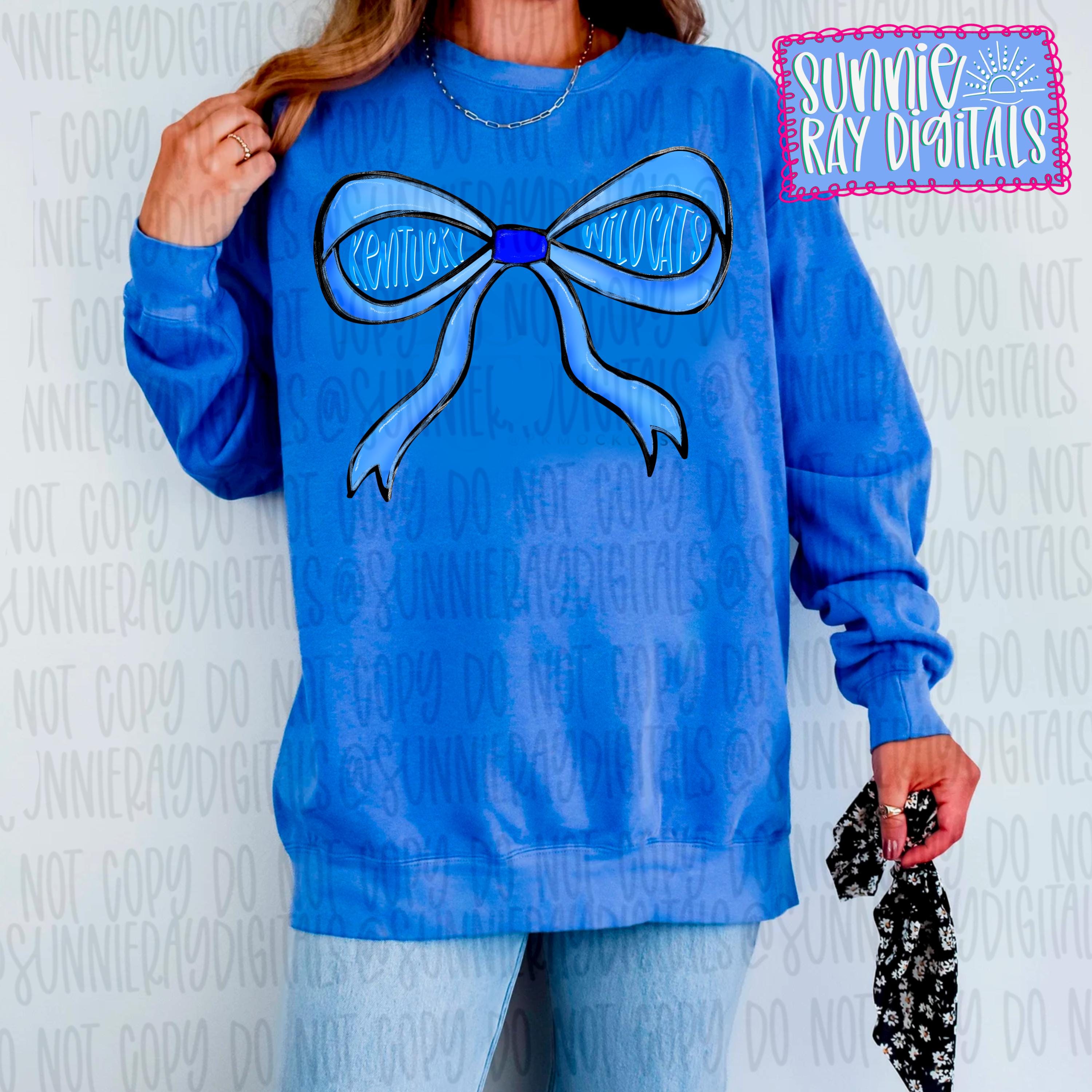 Kentucky Wildcats Bow Digital PNG | Hand-drawn Sports Fan Design ...