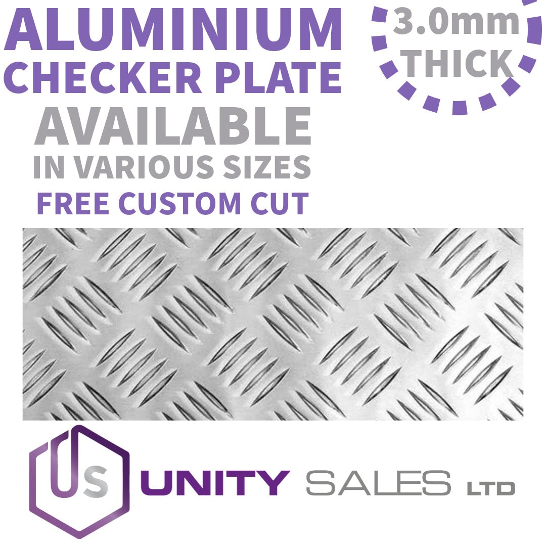 3.0mm Aluminium Floor Chequer Plate Available in Various Sizes Free ...