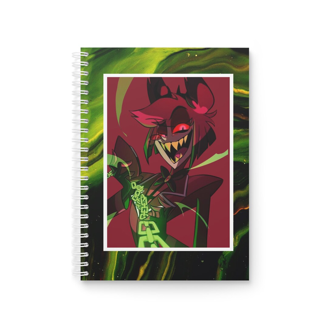 Spiral Notebook Hazbin Hotel Alastor - Etsy
