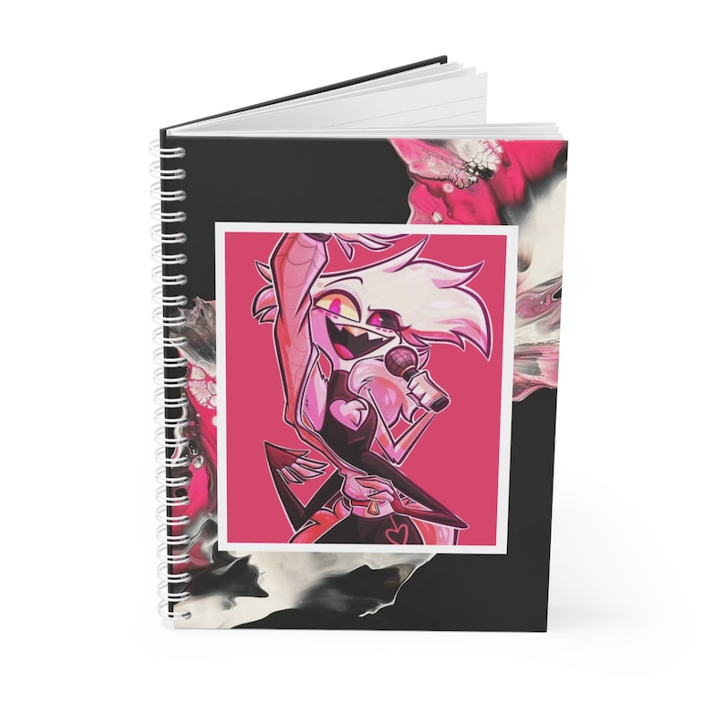 Spiral Notebook Hazbin Hotel Angel Dust - Etsy