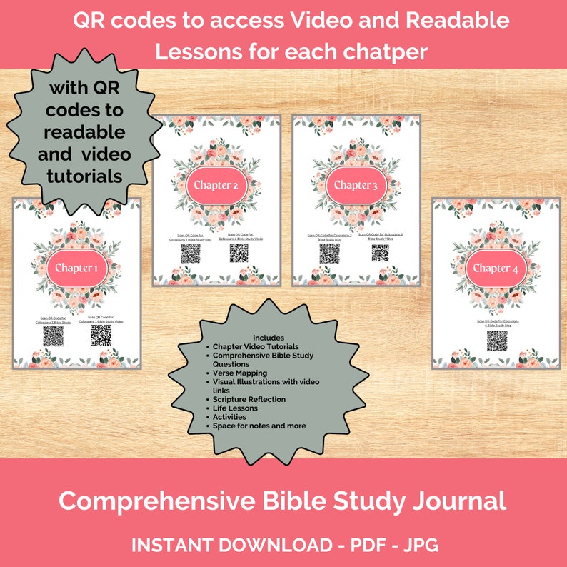 Comprehensive Bible Study Journal: Book of Colossians, Women Bible ...