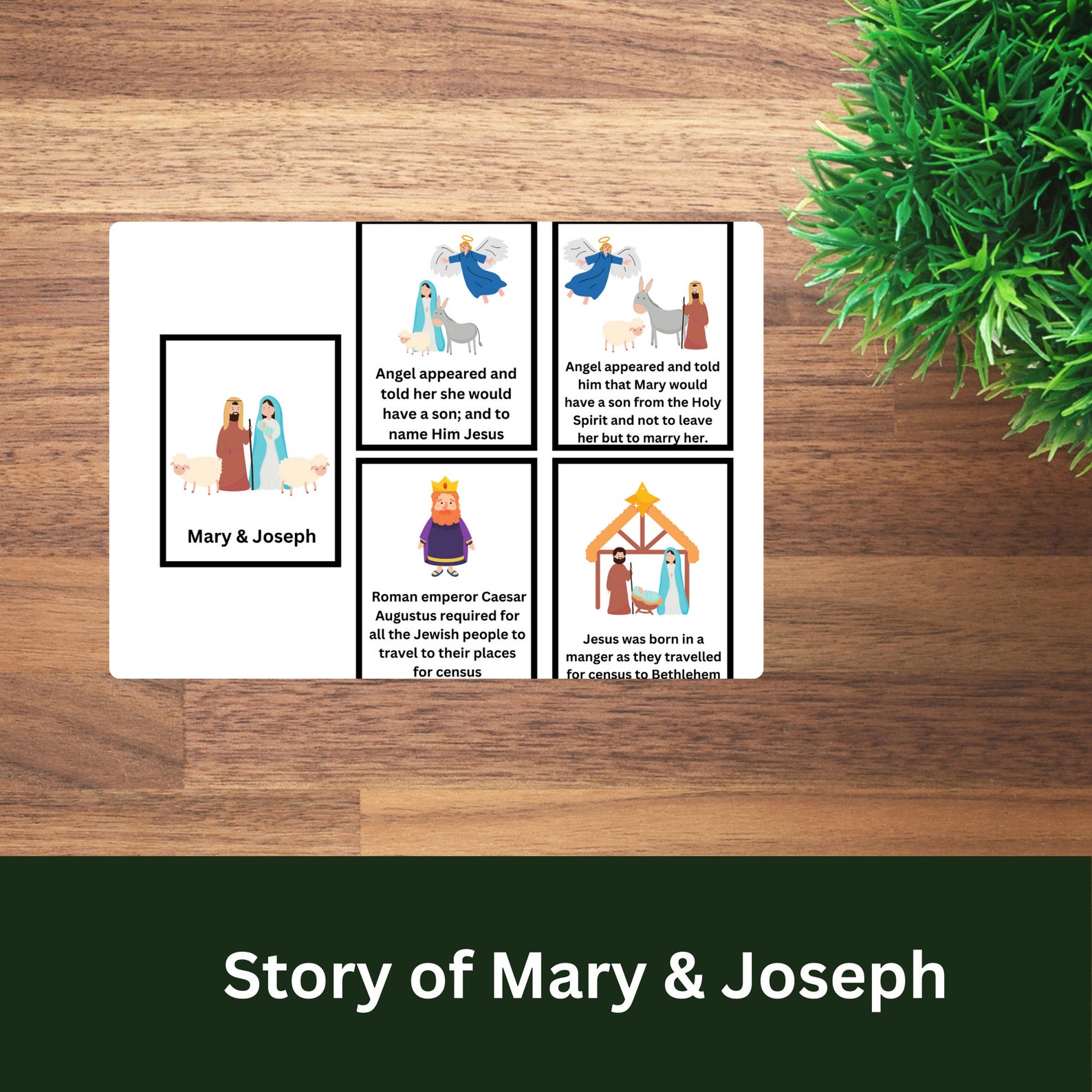 Bible Character Story Match, Bible Trivia Printable Cards, Kids Bible ...