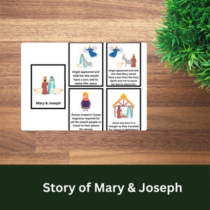 Bible Character Story Match, Bible Trivia Printable Cards, Kids Bible ...
