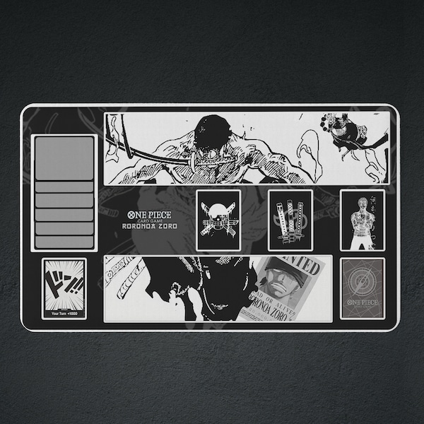 One Piece Zoro Playmat - Etsy