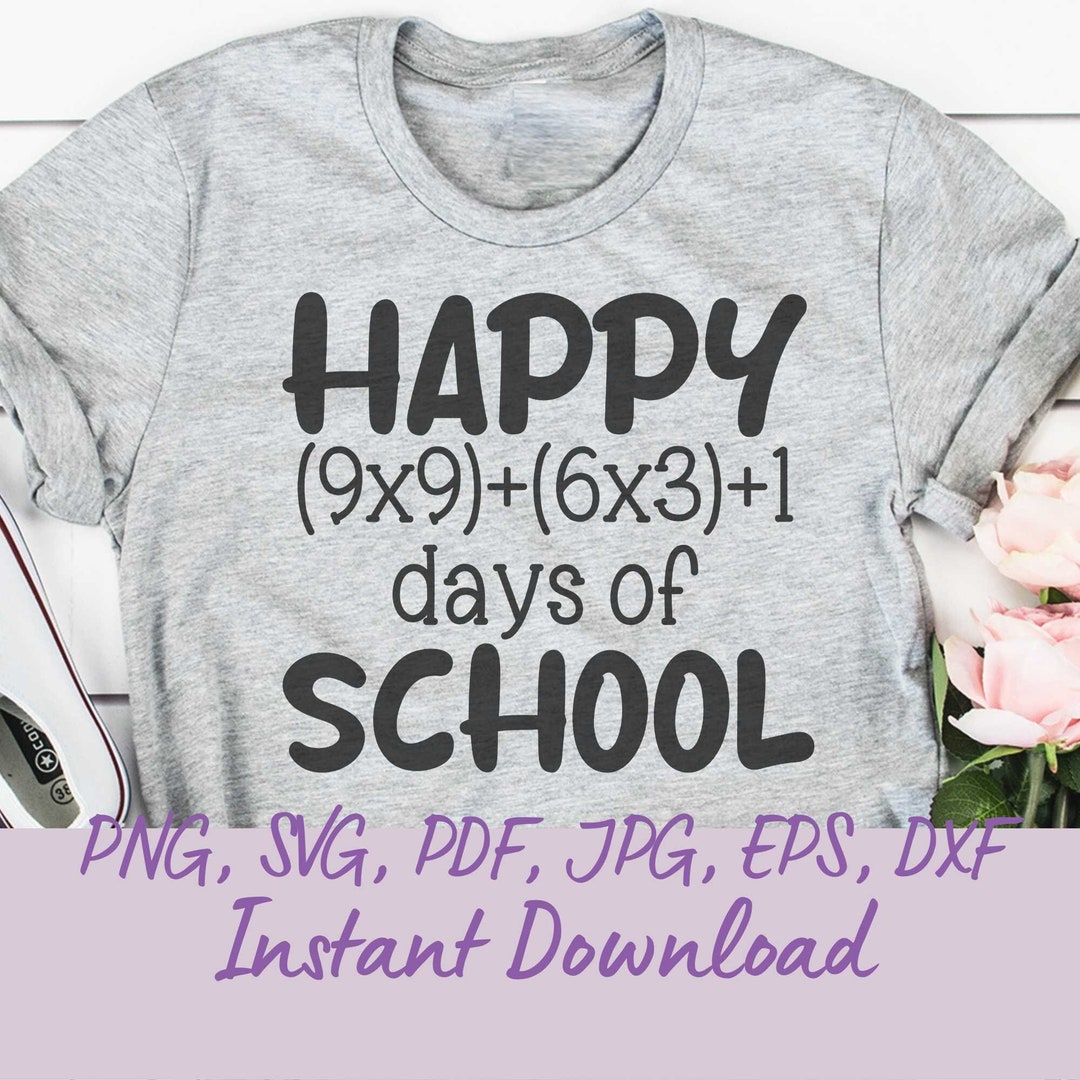 Math Formula 100 Days of School Svg 100th Day of School Formula Svg ...