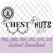 Chest Nuts SVG Funny Adult Christmas SVG Humorous Gift Design Clipart ...