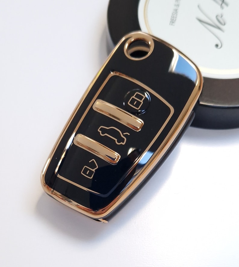 For AUDI Key Cover A1 A3 S3 A4 S4 A5 S5 A6 S6 TT Q5 Q7 R8 Case Remote ...
