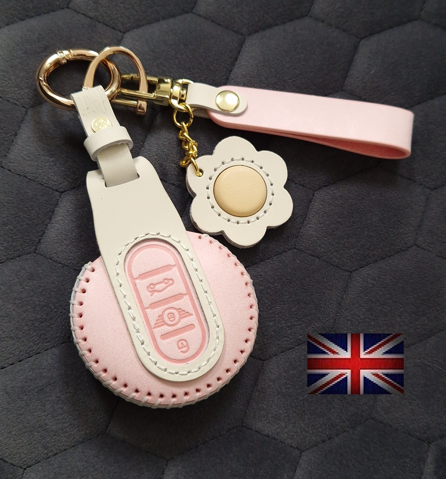 Leather Key Cover for Mini Cooper Clubman Countryman F54 F55 F56 F57 ...