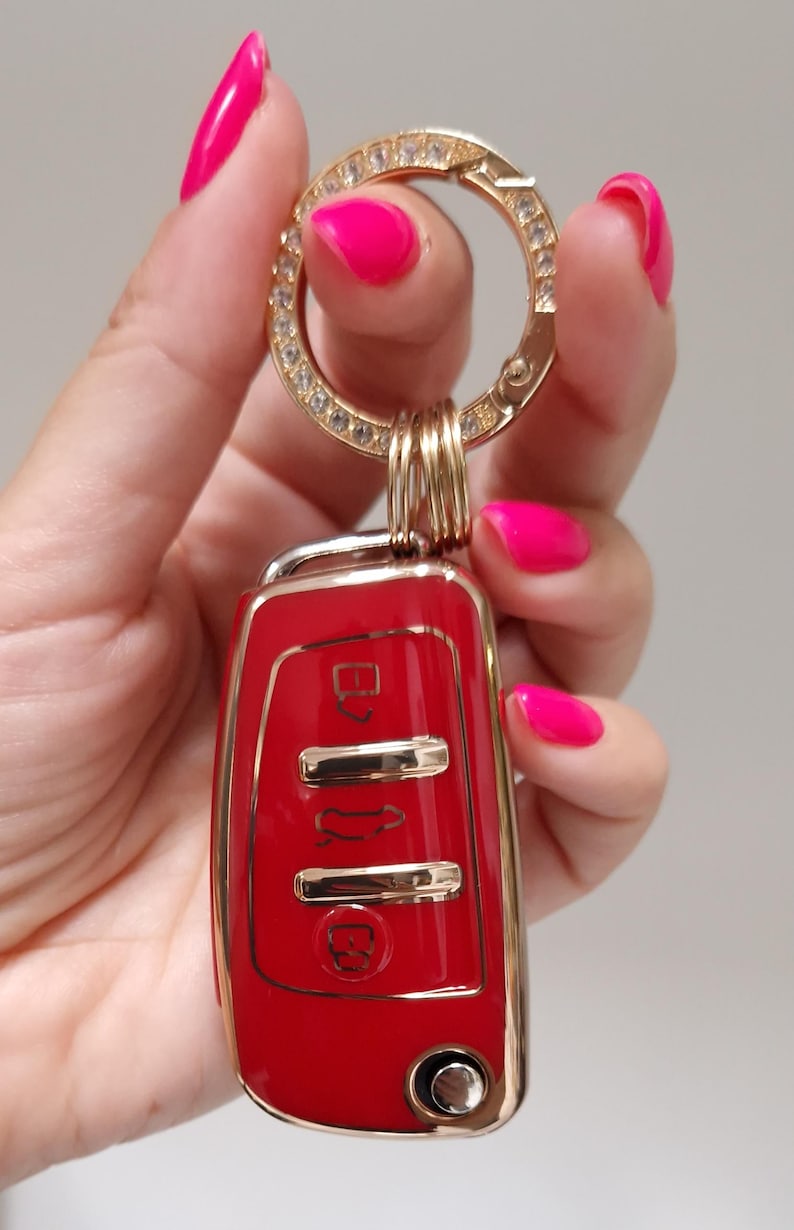 For AUDI Key Cover A1 A3 S3 A4 S4 A5 S5 A6 S6 TT Q5 Q7 R8 Case Remote ...