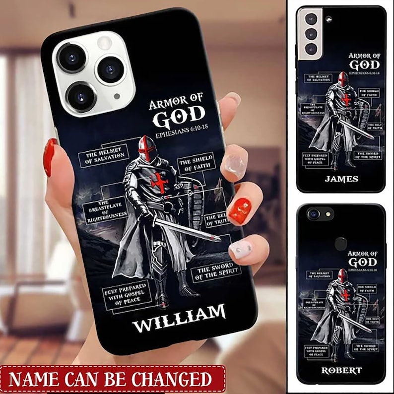 Armor Of God Phone Case at Jake Woolley blog