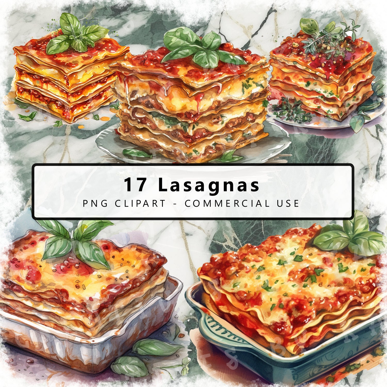 Pan Of Lasagna Clip Art
