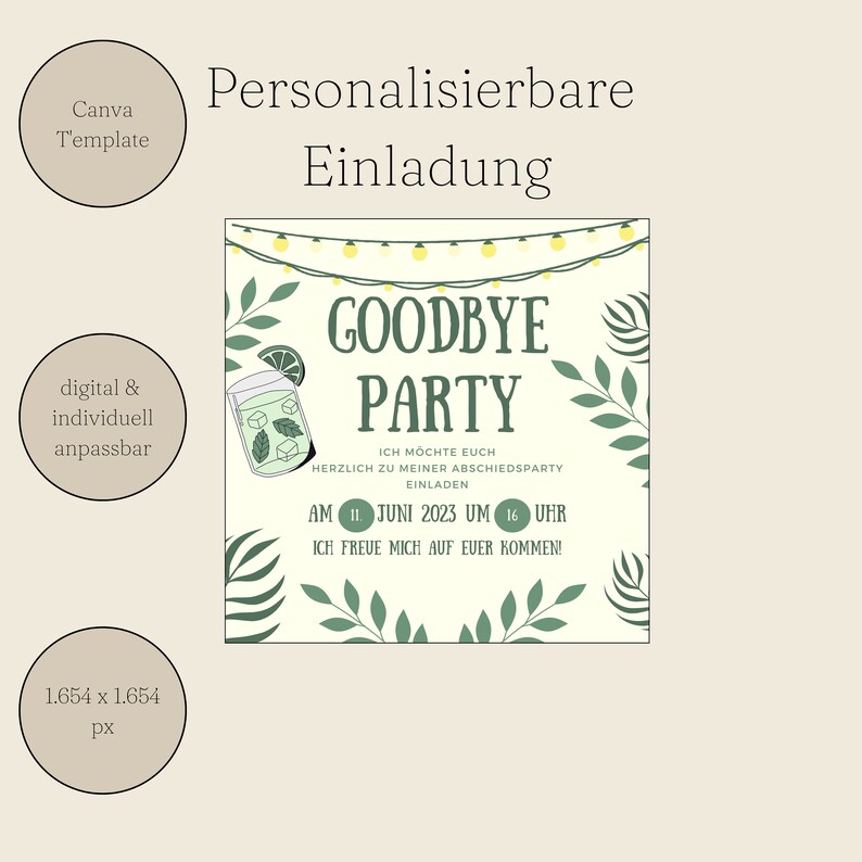 Goodbye Party Invitation | Ecard | Digital Invitation | Online ...