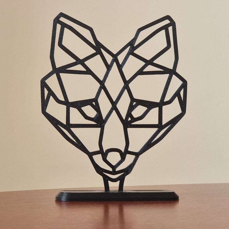 Geometric Fox - Etsy