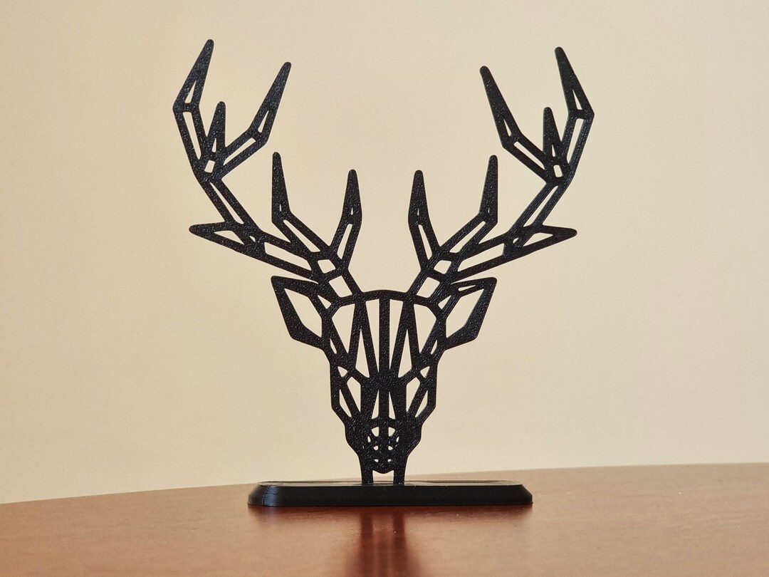 Geometric Stag Sculpture - Pick From 3 Sizes - Eco Friendly Design ...